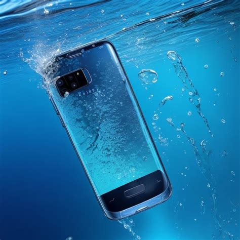 Premium AI Image | waterproof smartphone