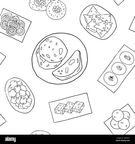 Jalebi Design Cut Out Stock Images Pictures Alamy