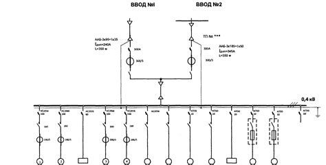 Схема электропитания схема однолинейная схема