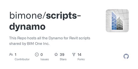 Github Bimonescripts Dynamo This Repo Hosts All The Dynamo For Revit Scripts Shared By Bim