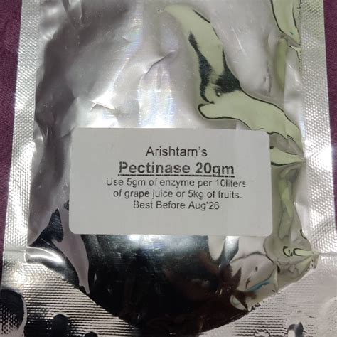 Pectinase Enzyme Wine Clarifying Agent Arishtam India