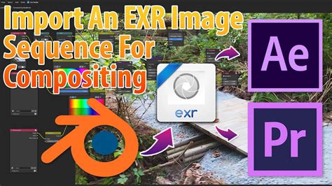 Importing Exr Image Sequence From Blender 3 To Premiere Pro Or After Effects Youtube