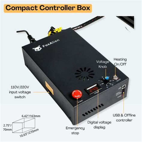 Foxalien Cnc Hot Wire Foam Cutter Electric Heating Tool For Foam