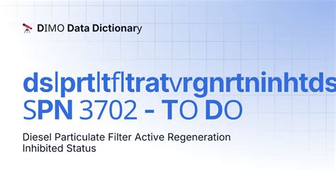 dslprtltfltratvrgnrtninhtdsttsj1939 spn 3702 to do dimo data