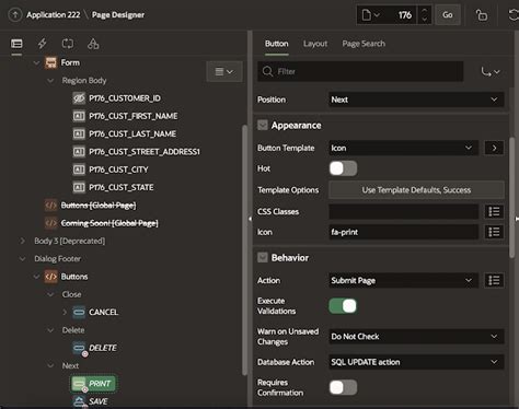 oracle apex form save before print united codes blog