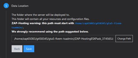 Fivem Txadmin Setup Zap Hosting Docs