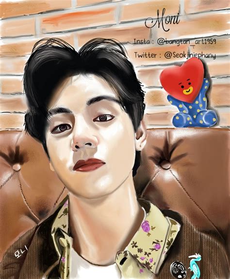 Taetae And Tata Drawn By Moni Bts Btsarmy Kimtaehyung Taehyung Btsv Btsfanart