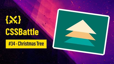 ⚔️ Css Battle — Christmas Tree Battle 7 Target 34 Youtube