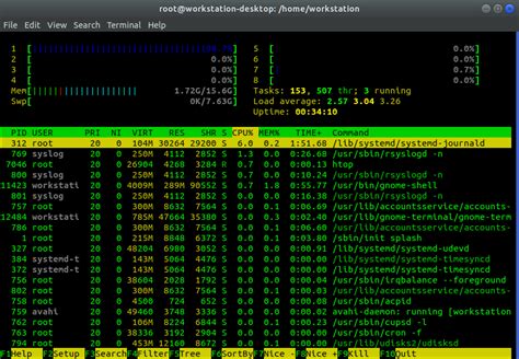 Htop Is Showing 100 Cpu Usage On Thread 1 On A Fresh Install Of 17