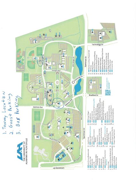 Uah Campus Map Pdf