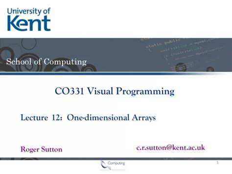 Ppt Array In Programming Usage Initialization And Referencing Powerpoint Presentation Id