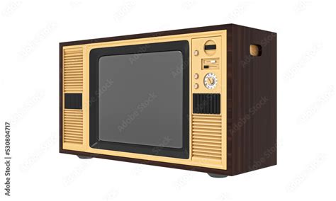 Retro Old Vintage Tv Old Model Color Television Classic Vintage Retro