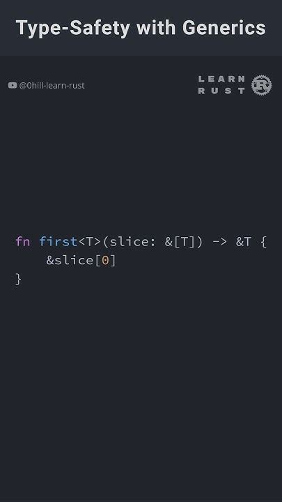 Type Safety With Generics In Rust Coding Rust Programming