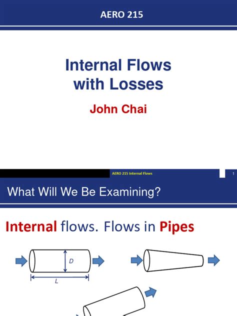 12 Internal Flows 01 Pdf Aerodynamics Fluid Dynamics