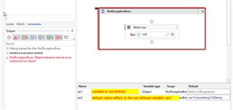 Help With Exception Type System ArgumentNullException Activities