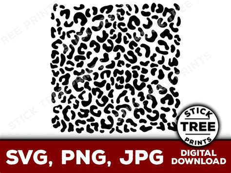 Leopard Print SVG Leopard Pattern Svg Leopard Print Png Leopard Print For Cricut Leopard