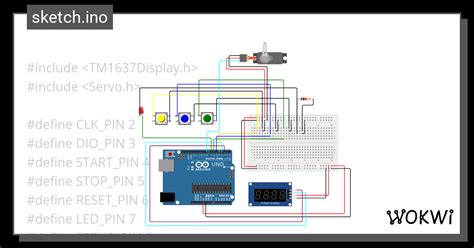 Pir 4 Digit Display Wokwi Esp32 Stm32 Arduino Simulator