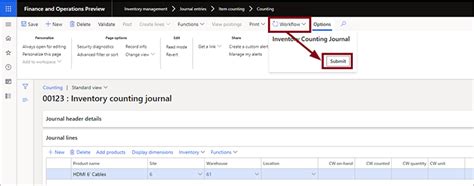 Inventory Journal Approval Workflows Supply Chain Management