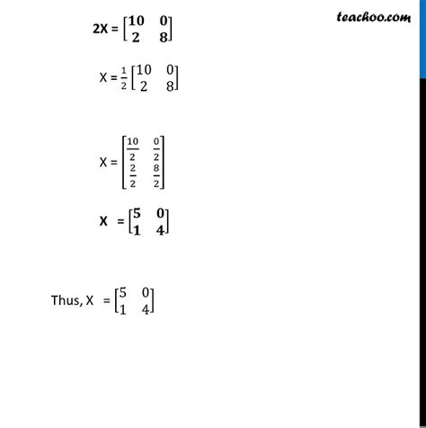 Ex I Class Matrices Find X And Y If X Y And X