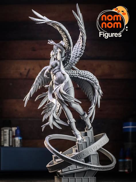 Angewomon Digimon D Printed Model Kit Etsy Uk