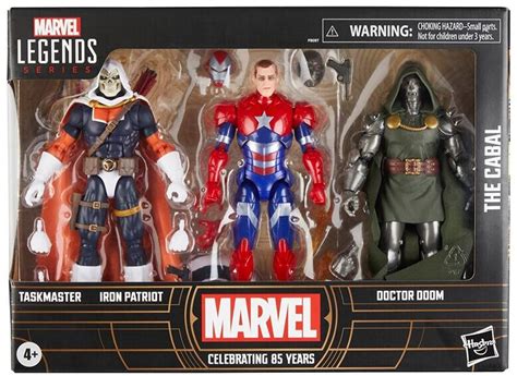 marvel legends cabal 3 pack up for order doom iron patriot