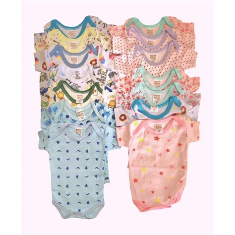 Kit 7 Peças Boby Bebê Manga Curta Estampado 100 Algodão Menino E