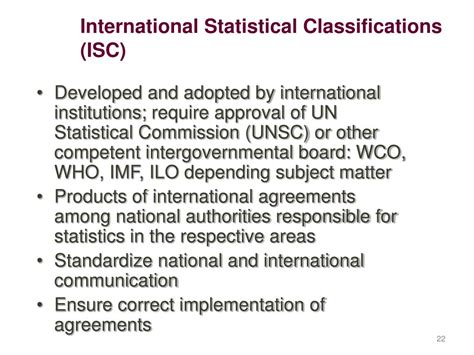 Ppt Statistical Classifications Systems Part I Powerpoint