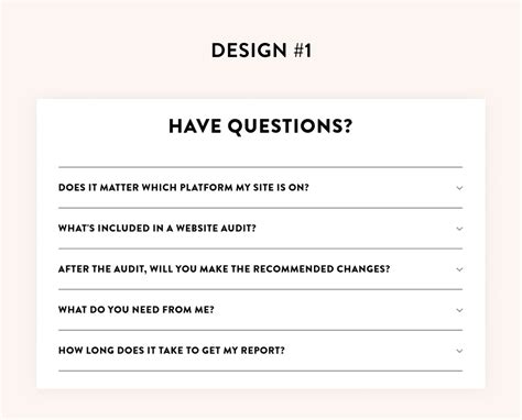 3 Ways To Design A Squarespace Accordion Block — Jessica Miller