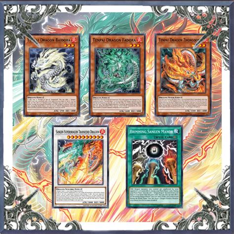 70 Pcs Tenpai Dragon Yugioh Card Game Deck Easy Play Not Original