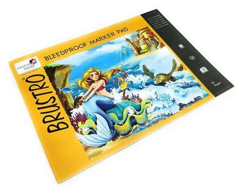 Brustro White Bleedproof Marker Pad Packaging Type Box At Rs 498