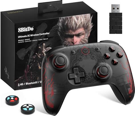 8bitdo Ultimate 2c Wireless Controller For Windows Pc Android Hall Effect Joysticks And Hall
