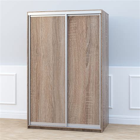 Шкаф купе 1300 600 2400 2дв ДСП ДСП Дуб сонома трюфель купити у Файні меблі™