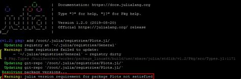 linux系统可以离线安装哪个版本的Plots 库的安装及使用 Julia中文社区