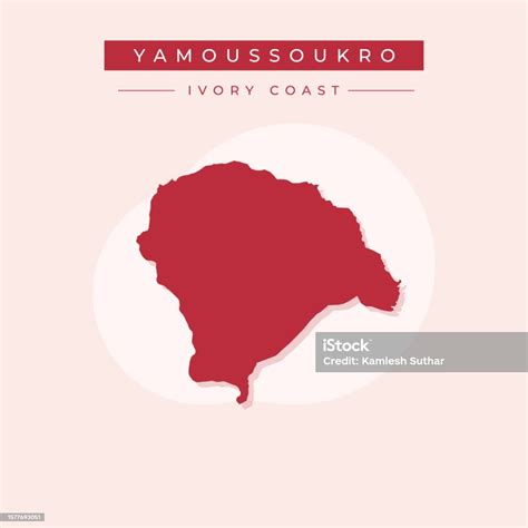 코트디부아르 Yamoussoukro 지도의 벡터 그림 벡터 0명에 대한 스톡 벡터 아트 및 기타 이미지 0명 개념 개념과 주제 Istock