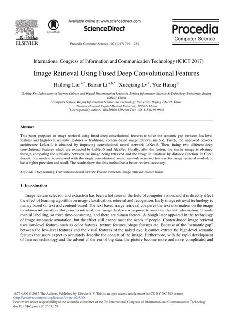 Pdf Image Retrieval Using Fused Deep Convolutional Features