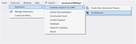About Uwp Extensions Control Syncfusion