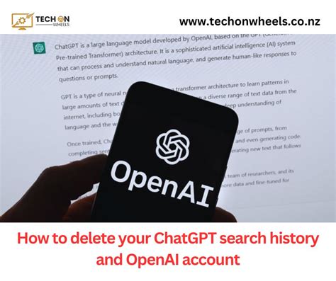 how to delete chatgpt and close openai account tech on wheels posted