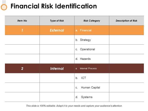 Financial Risk Identification Ppt PowerPoint Presentation Infographics Example