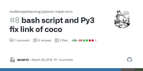Bash Script And Py Fix Link Of Coco By Skrish Pull Request Multimodallearning Pytorch