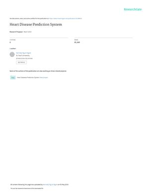 Multiple Disease Detection I A Project Report On Multiple Disease Prediction By Using Machine