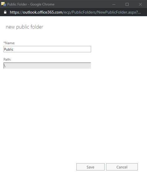 Creating A Public Folder Through PowerShell