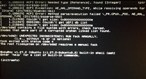 Ubuntu 1804 Initramfs Error Unix Os Rooticms
