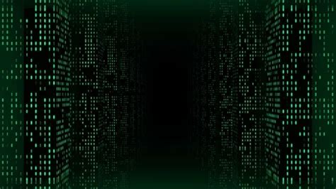Binary Code Background Loop Animation Stock Video Pond
