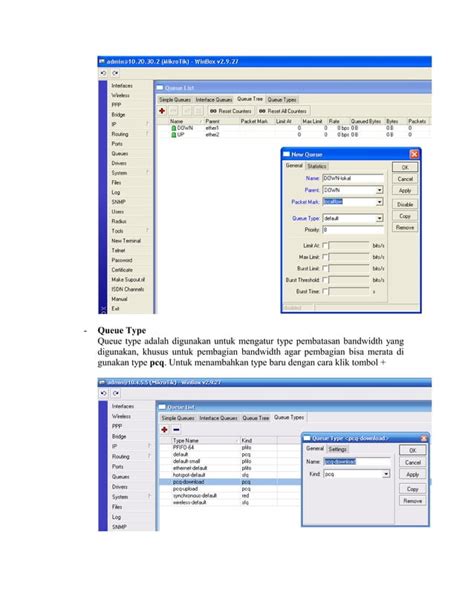 KONFIGURASI MIKROTIK DOC