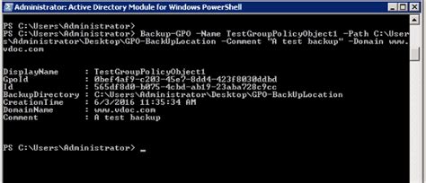 Powershell To Backup And Restore Group Policy Objects