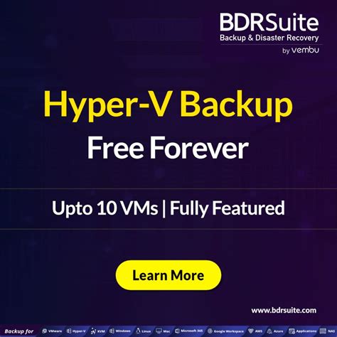 Vembu Technologies On Linkedin Hyperv Databackup Disasterrecovery