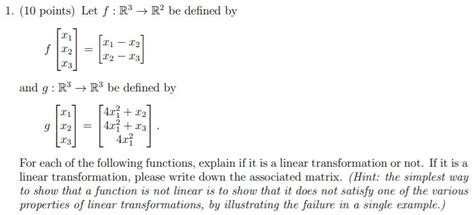 Solved A The Function F B The Function G C The Composite
