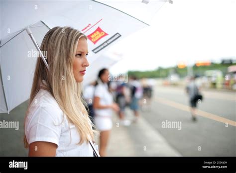 Grid Girls During 2012 Czech Republic Motogp Grand Prix In Brno Czech