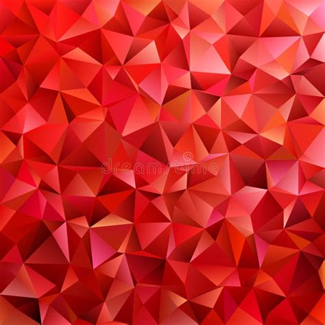 Dark Red Geometric Abstract Triangle Tile Pattern Background Polygon Vector Graphic From