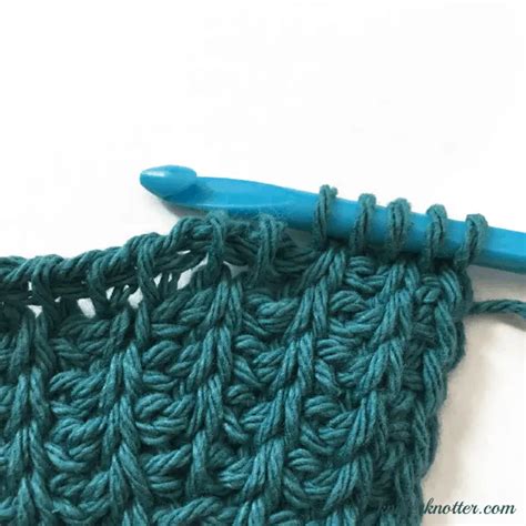Tunisian Crochet Tutorial Decrease Knitterknotter